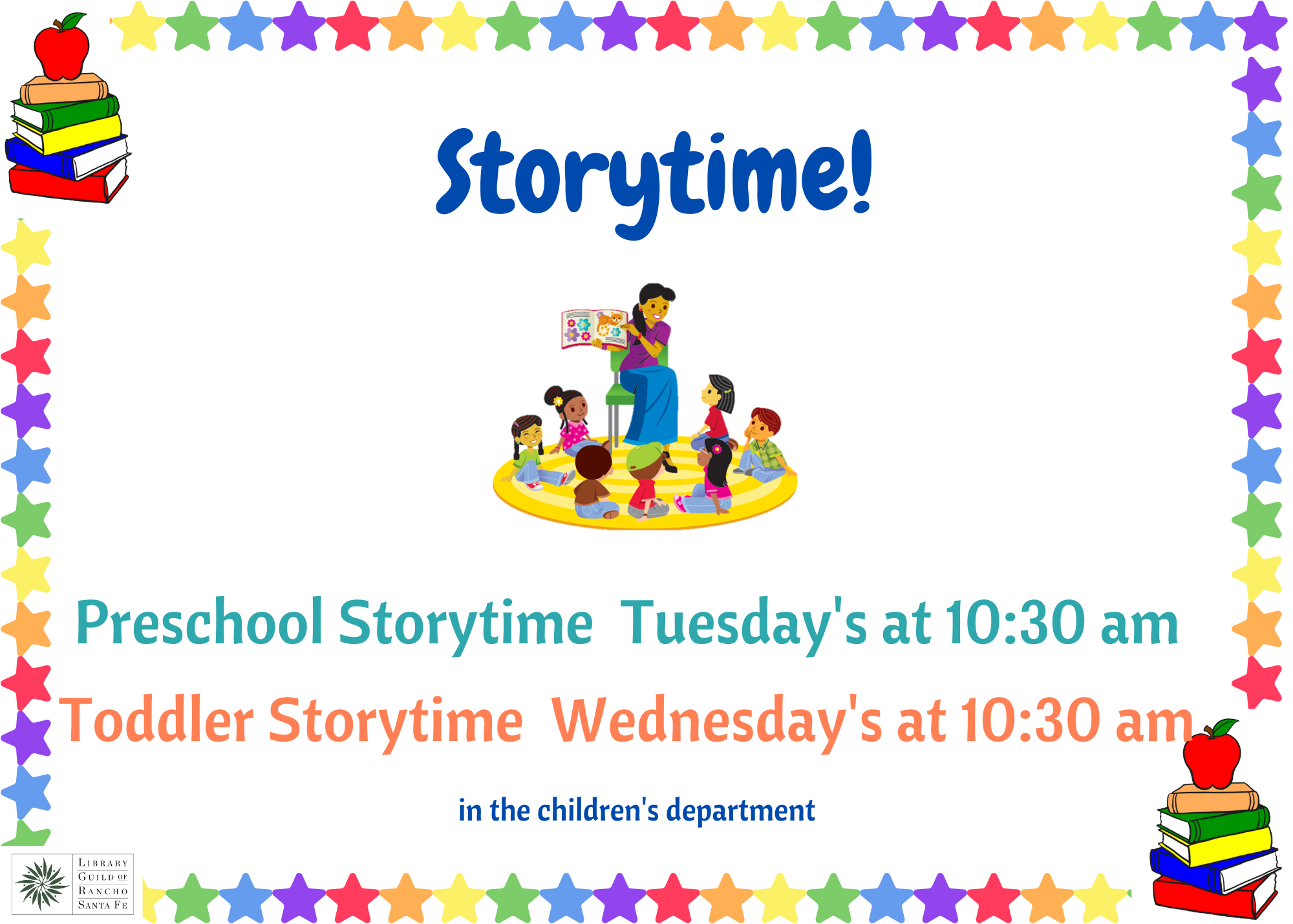 Halloween Preschool Storytime! - Library Guild of Rancho Santa Fe
