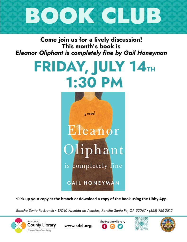 RSF Library Book Club - Library Guild of Rancho Santa Fe