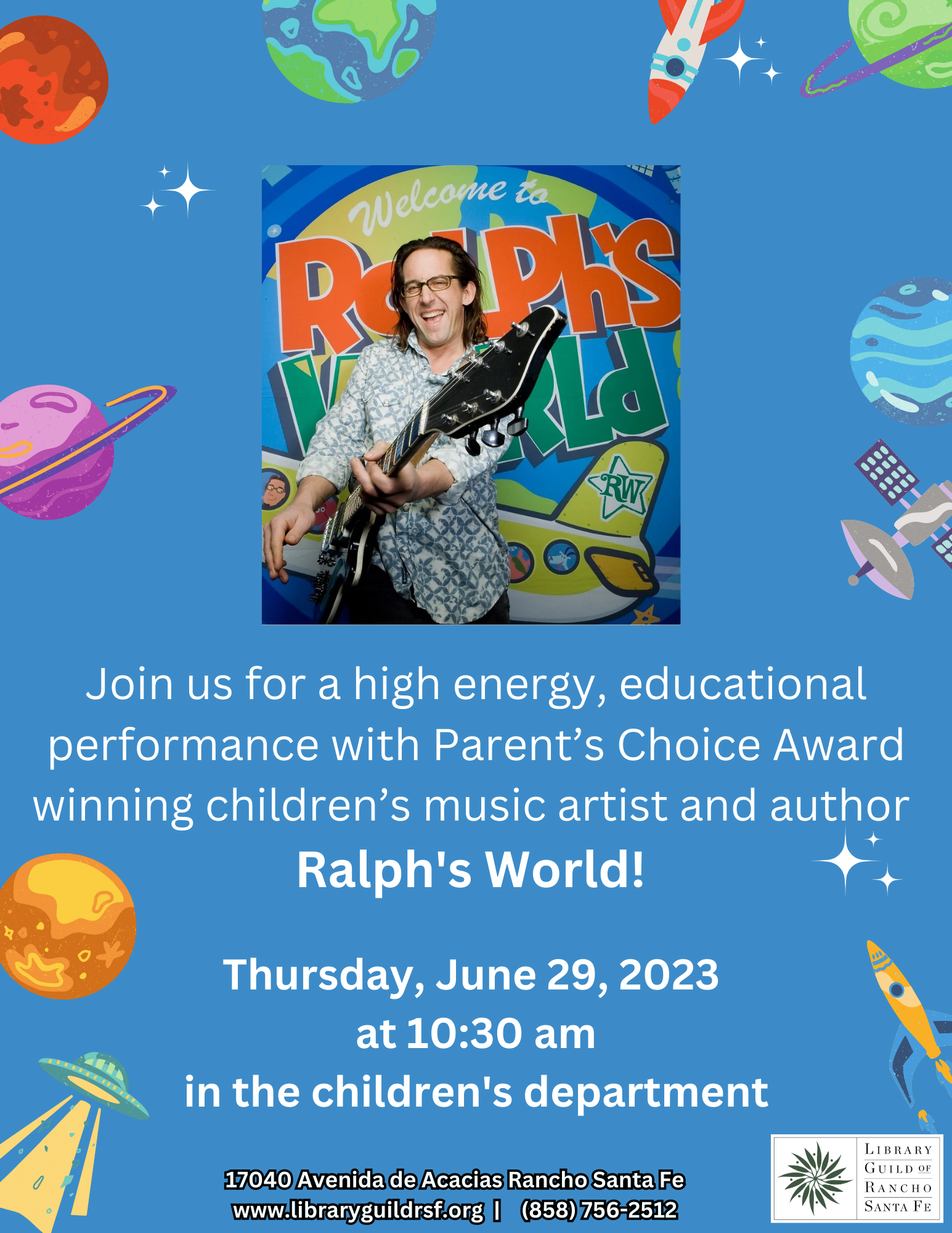 Ralph's World - Library Guild of Rancho Santa Fe