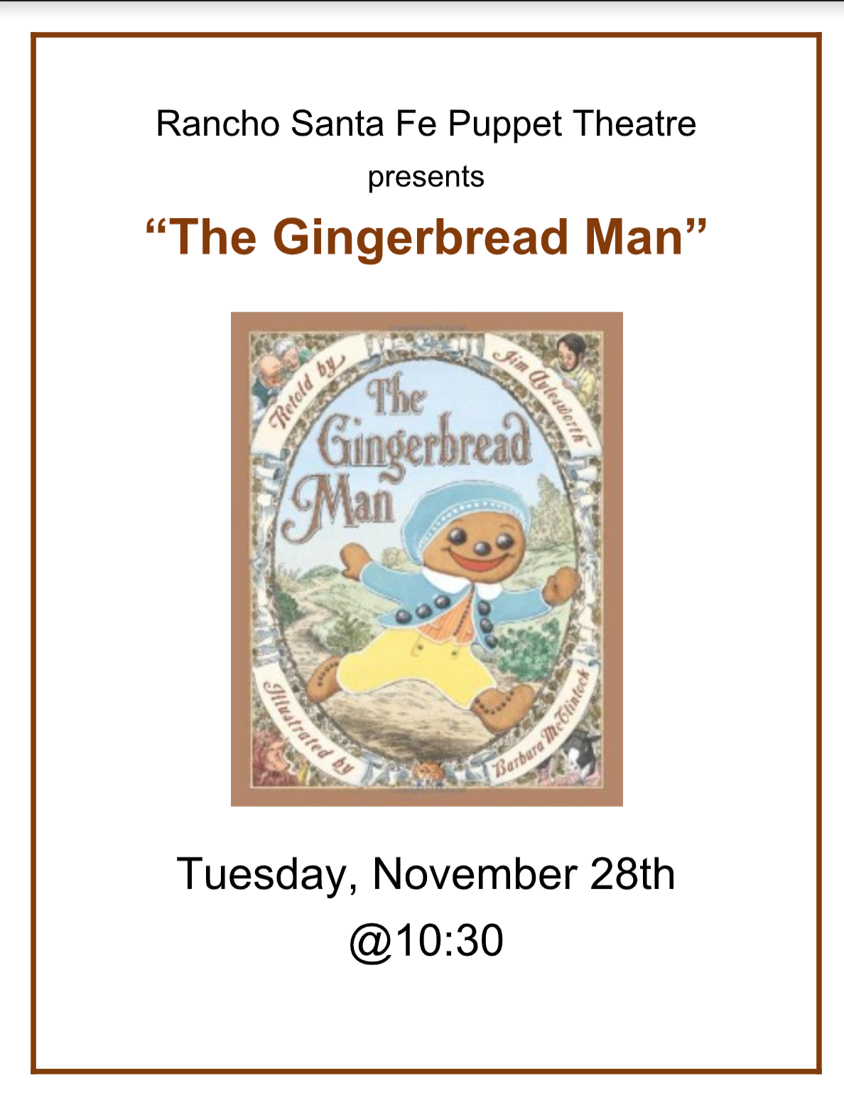 RSF Puppet Show - Library Guild of Rancho Santa Fe